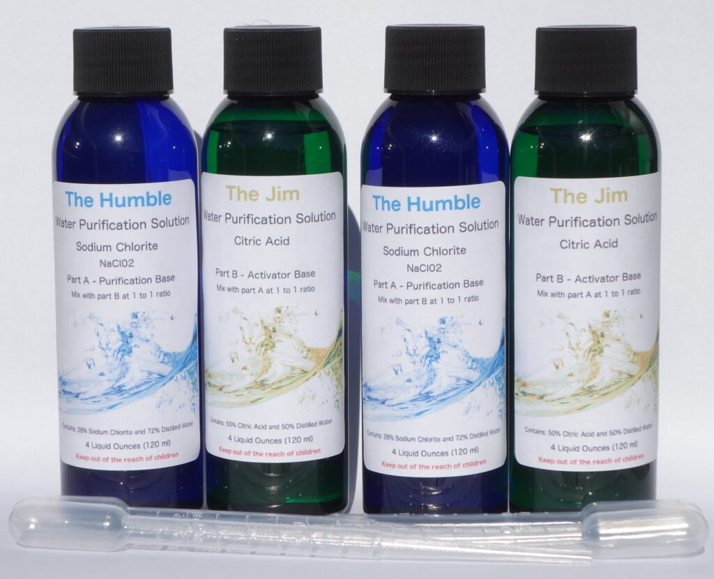 Water Treatment Purification| Chlorine Dioxide Part Liquid A & B 4oz ...